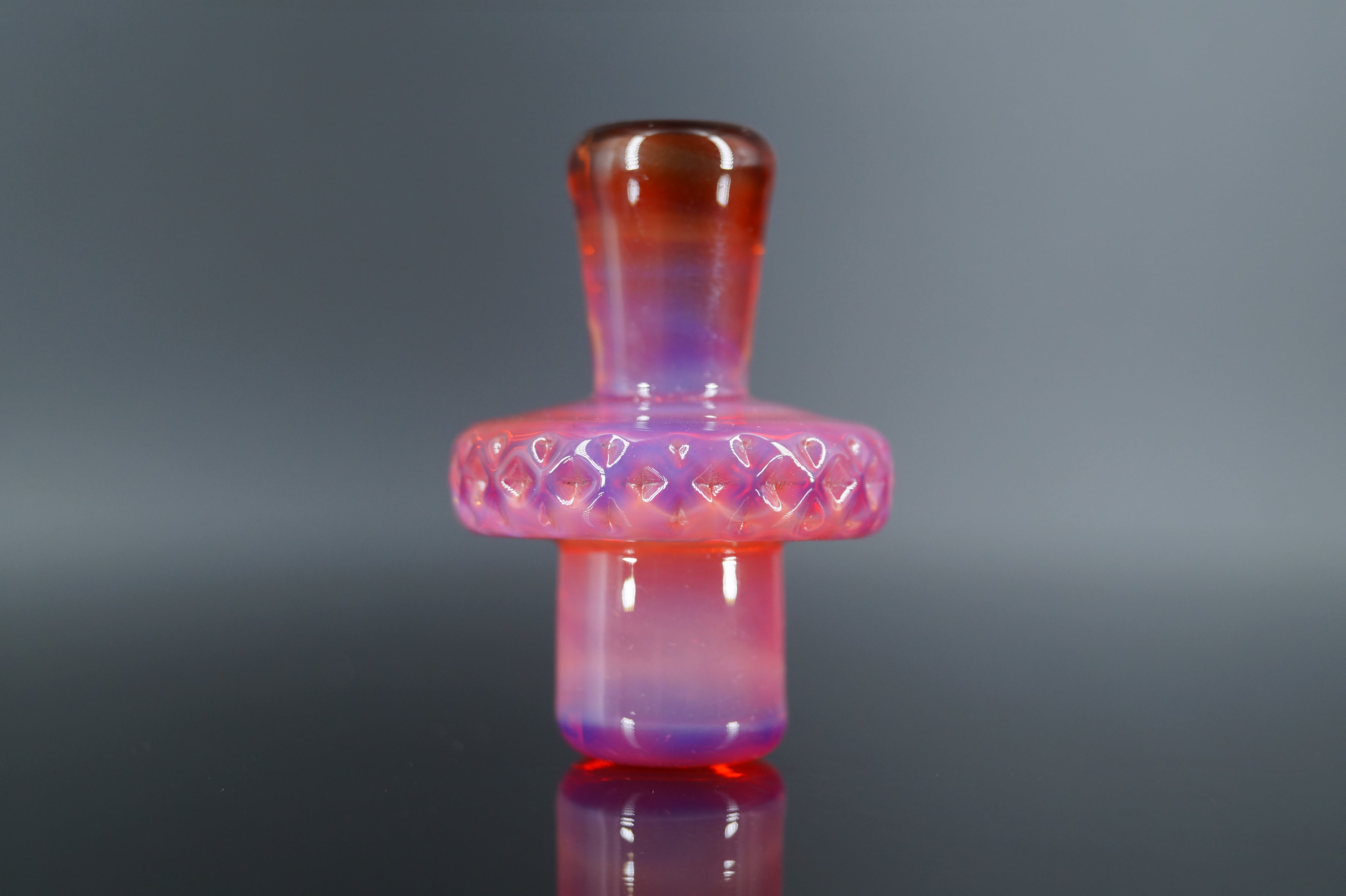 Vortex Halo Cap - Light Yellow over Orange Elvis – Vee Designs