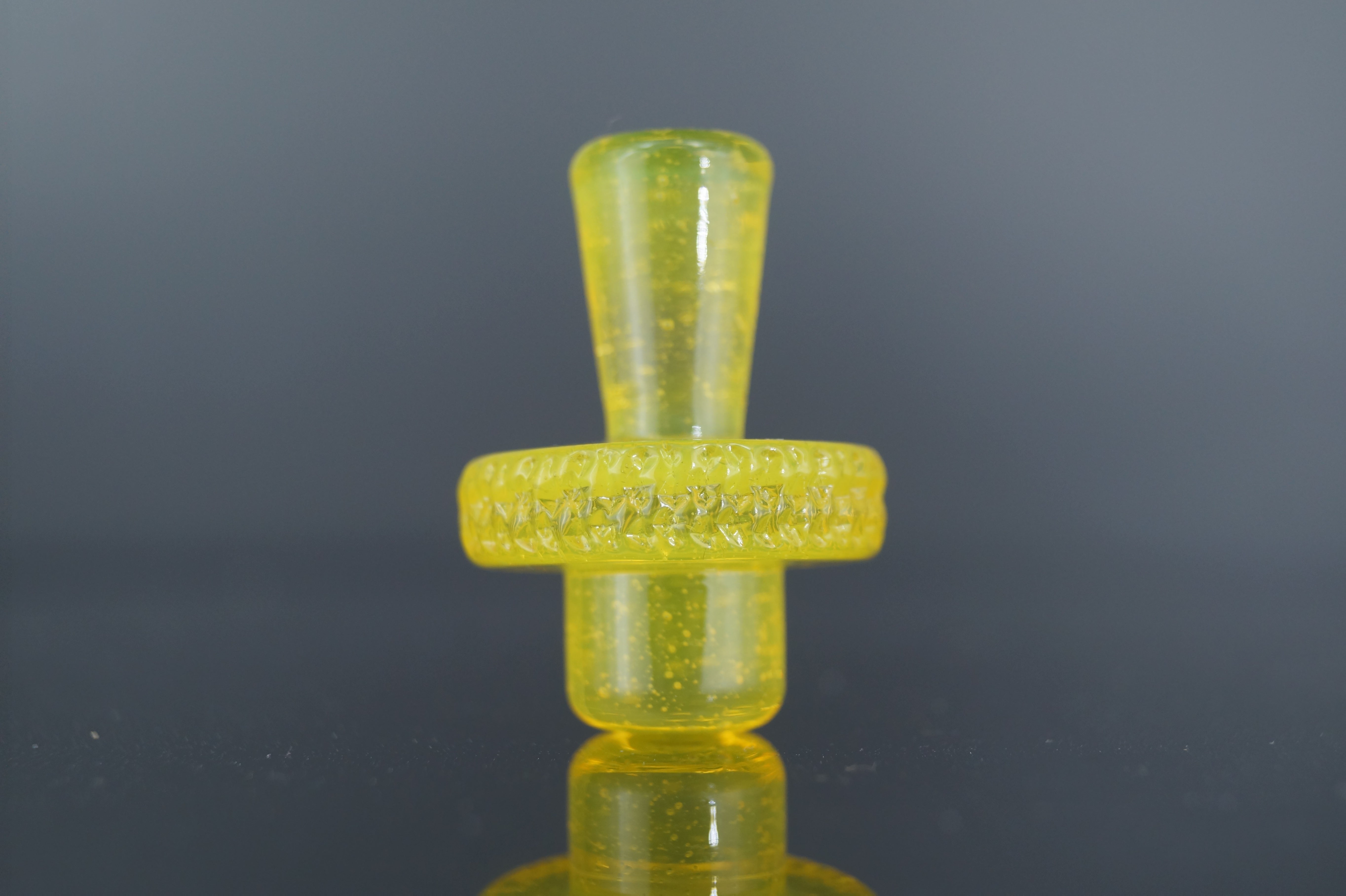 Vortex Halo Cap - Exp. #169 Transparent Yellow – Vee Designs